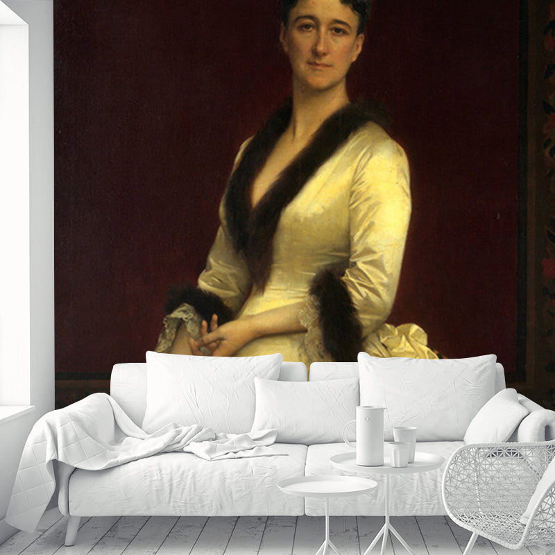 Full Size Classic Wallpaper Murals Red Brown Collector Catherine Wolfe ...