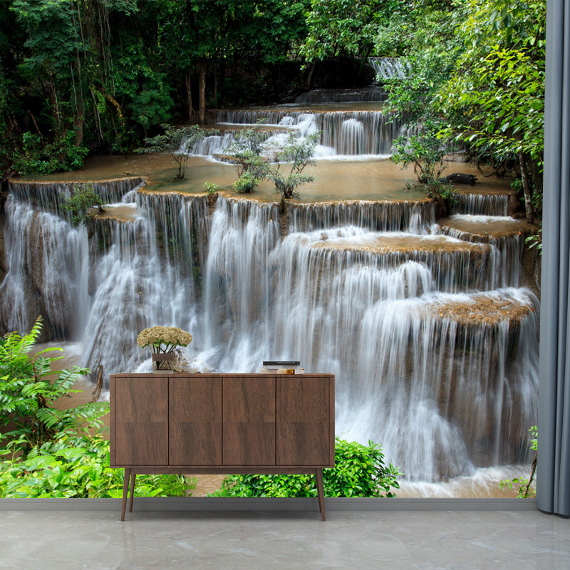 Cascade Scenery Wall Murals Modern Smooth Surface Wall Covering in ...