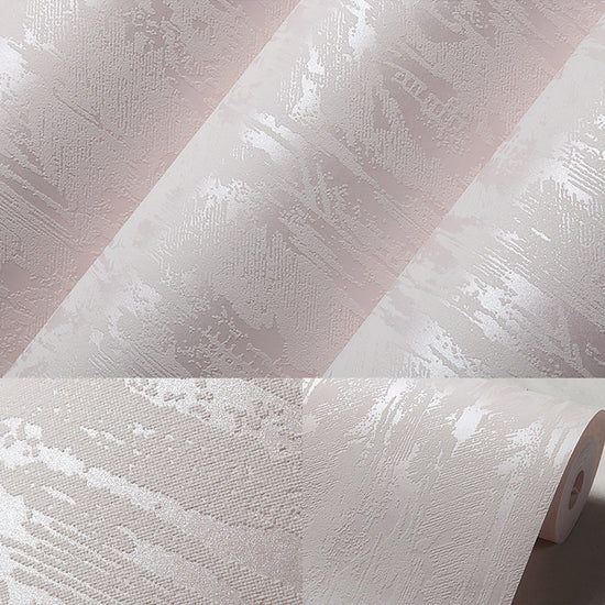 Non-Woven Textured Wallpaper Solid Teenage Living Room Wall Decor, 33 ...
