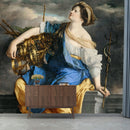 Large Illustration Vintage Mural with Public Felicity Triumphant over ...