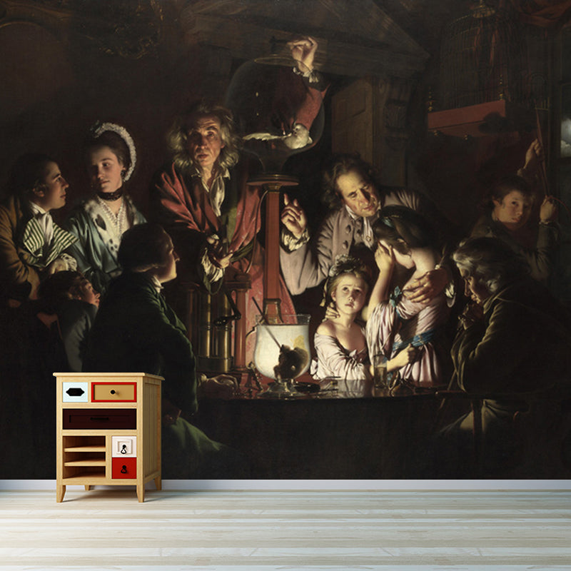 Full Size Victoria Mural Wallpaper in Black-Brown An Experiment on A ...