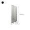 Frameless Transparent Fixed Glass Panel Scratch Resistant Fixed Glass ...