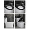 Modern Flush Toilet Left Side One-Piece Toilet with Slow Close Seat ...
