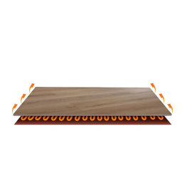 Traditional Wooden Wall Planks Solid Wood Click-Locking Wire Brushed ...