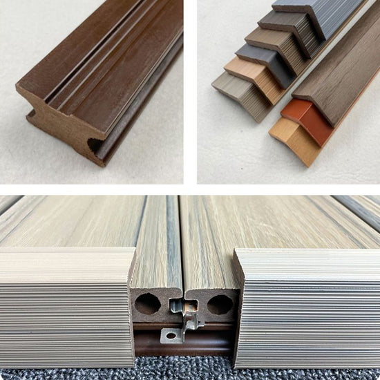Embossed Composite Deck Plank Nailed Deck Tile Kit Outdoor Patio ...