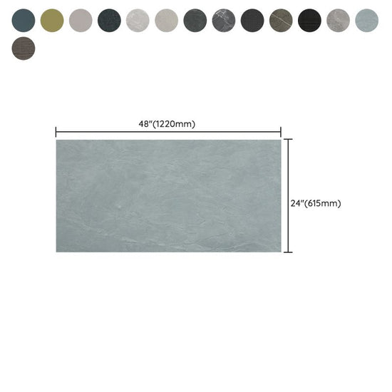 Wooden Laminate Plank Flooring Click-Lock Laminate Flooring with Slate ...
