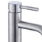 Modern Sliver Centerset Faucet Solid Color Bathroom Faucet with Lever ...