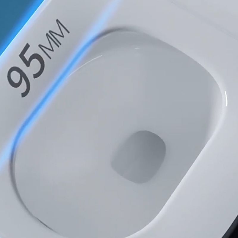Contemporary Floor Mounted Toilet Bowl Heated Seat Included Urine ...