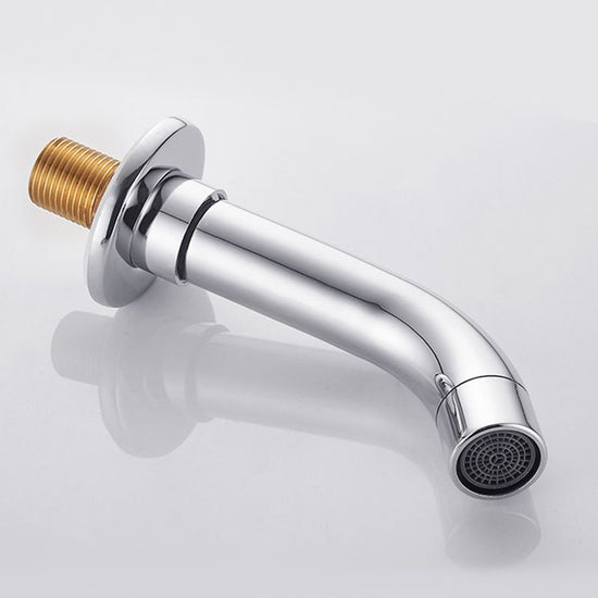 Modern Cross Handle Faucet Solid Color Wall Mounted Bathroom Faucet ...