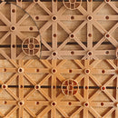 Wood Floor Planks Water Resistant Interlocking Solid Wood Plank ...