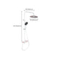 Modern Shower Set Brass Adjustable Shower Head Wall Mounted Shower Head ...