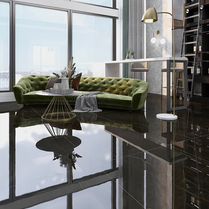 Rectangular Singular Tile Modern Mirrored Marble Floor and Wall Tile ...