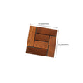 Indoor Laminate Floor Wooden Square Waterproof Scratch Resistant ...