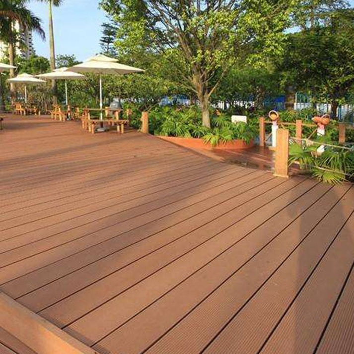 Deck Plank Interlocking Wood Stripe Pattern Outdoor Flooring Deck Plank ...