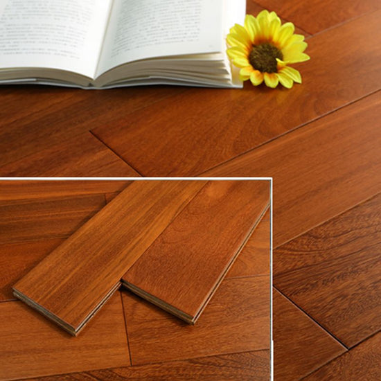 Vintage Laminate Flooring Wood Medium Brown Living Room Waterproof ...