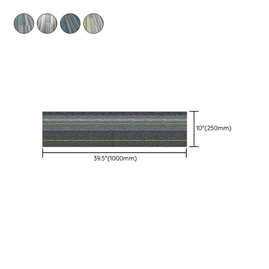 Modern Level Loop Carpet Tiles Stripe Print Interlocking Carpet Floor ...