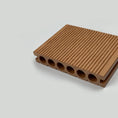 Outdoor Flooring Wooden Striped Pattern Waterproof Floor Board - Clearhalo