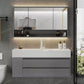 Modern Wall Mounted Standard Single-Sink Open Console with Sink Set ...