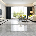 Square Floor Tile Straight Edge Polished Water Resistant Marbling Tile ...