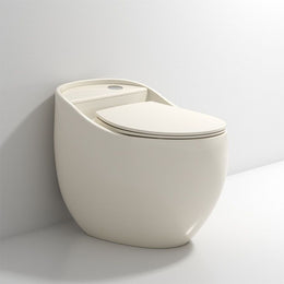 Round Siphon Type Household Toilet Small Apartment Large-caliber Silent ...