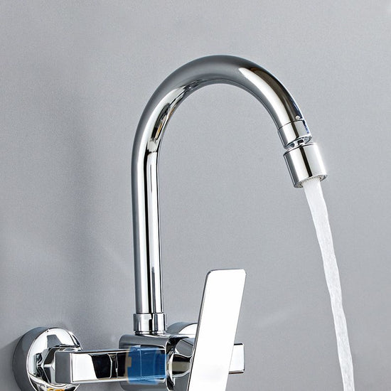 Contemporary Centerset Bathroom Faucet Single Handle Swivel Spout ...