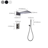 Modern Shower Combo Brass Handheld Shower Head Valve Included Shower ...