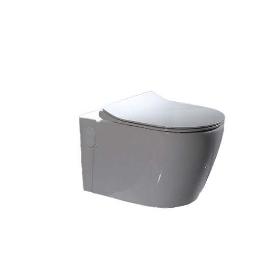 Modern Wall Mount Flush Toilet White Urine Toilet with Seat for ...