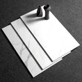 White Rectangular Singular Tile Matte Marble Tile for Home Decor ...