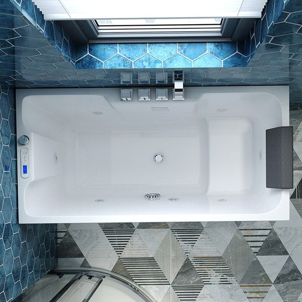 Bathroom Acrylic Apron Front Bathtub Modern Rectangular Bathtub in ...