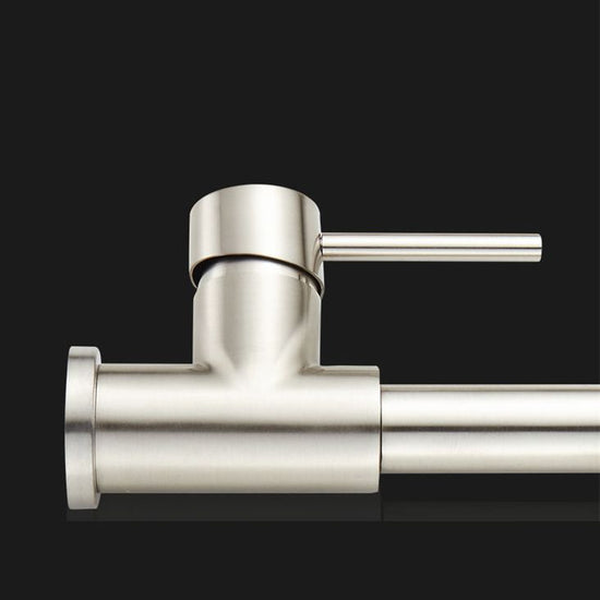 Modern Faucet Spring Swivel Drop down Lever Handle High Arc Kitchen ...