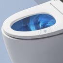 Modern White Flush Toilet Concealed Tank One-Piece Toilet with Slow ...