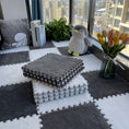 Carpet Floor Tile Level Loop Interlocking Non-Skid Carpet Tiles - Clearhalo