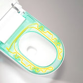 Modern Floor Mounted Toilet Bowl ABS Siphon Jet All-In-One Toilet ...