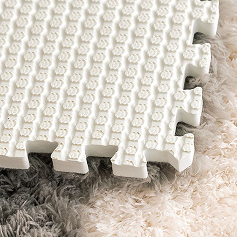Modern Carpet Tiles Square Color Block Shag Interlocking Carpet Tiles ...