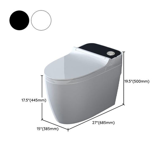 Modern Elong Toilet Bowl Siphon Jet Toilet with Seat for Bathroom ...