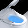 Modern Wall Mounted Bidet Foot Sensor White Temperature Control - Clearhalo