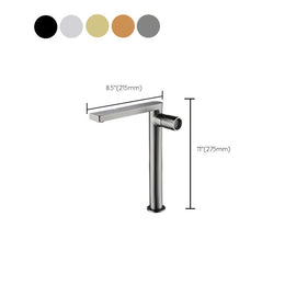 Modern Brass Bathroom Faucet Knob Handles Deck-mount Fixed Faucet ...