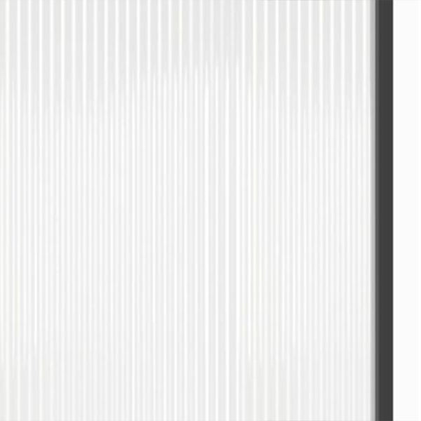 Modern Transparent Fixed Glass Panel Single Fixed Shower Screen - Clearhalo