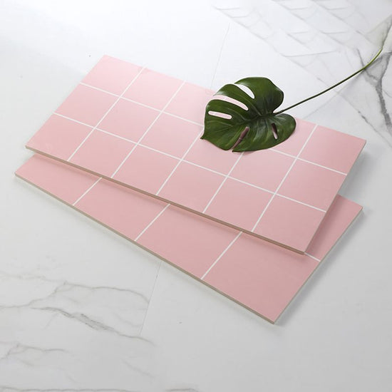 Indoor Wall Tile Grid Pattern Rectangle Living Room Wall Tile - Clearhalo