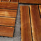 4-Slat Wood Floor Tiles Interlocking Installation Floor Board Tiles ...