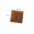 Outdoor Laminate Floor Wooden Square Waterproof Laminate Floor - Clearhalo