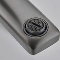 Modern Knob Handle Square Faucet Brass Deck Mounted Bathroom Sink ...