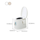 Contemporary Plastic Urine Toilet Floor Mounted Toilet Bowl with Seat ...