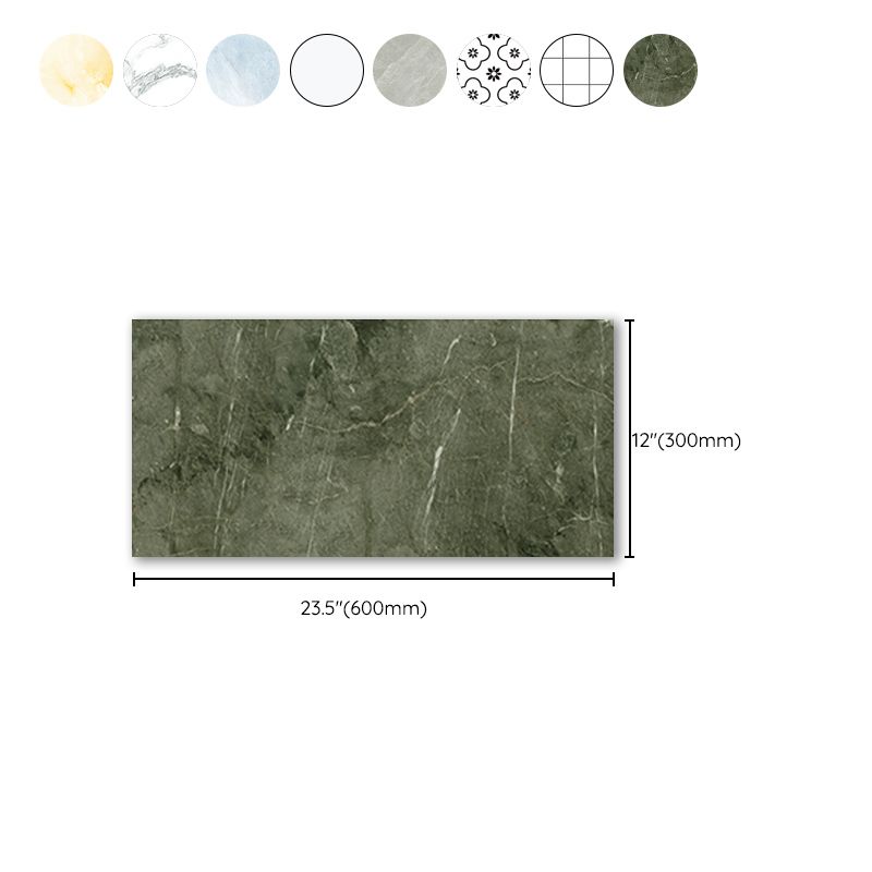Rectangular Water-resistant Tile PVC Singular Peel & Stick Tile for ...