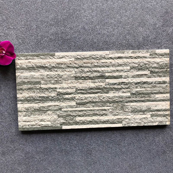Modern Style Wall Tile Stacked Stone Texture Straight Edge Waterproof ...