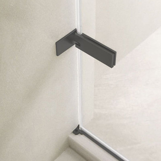 Frameless Hinged Shower Bath Door Transparent Glass Shower Screen ...