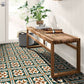 Green Vintage Pattern Wall Tiles Natural Stone Rectangular Tiles ...
