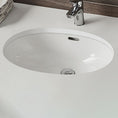 Oval Bathroom Sink Modern Style Overflow Hole Design Ceramic Bathroom ...