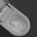 Modern 1-Piece Flush Toilet Floor Mounted Toilet Bowl for Washroom ...