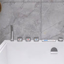 Modern Style Apron Front Bathtub Rectangular Acrylic Bathtub in White ...